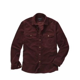 Mey & Edlich Mey & Edlich Herren Cargo-Hemd Rot 98 % Baumwolle, 2 % Elasthan