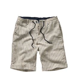 Mey & Edlich Mey & Edlich Herren Wadenbetoner-Leinenshorts Blau 100 % Leinen