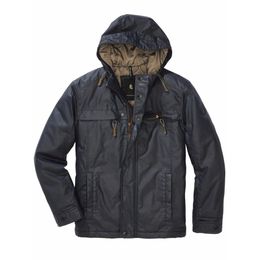Mey & Edlich Mey & Edlich Herren Dry-Wax-Outdoorjacke Blau 100 % Baumwolle