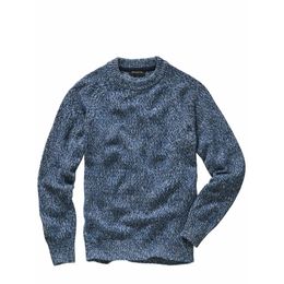 Mey & Edlich Mey & Edlich Herren Lichtkunst-Pullover Blau 46 % Wolle, 43 % Baumwolle, 11 % Polyamid