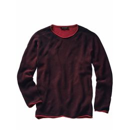 Mey & Edlich Mey & Edlich Herren Schmirgel-Pullover Orange 100 % Baumwolle