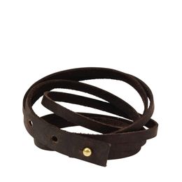 Lederwerk Herren Leder-Wickelarmband Braun L&auml;nge: ca