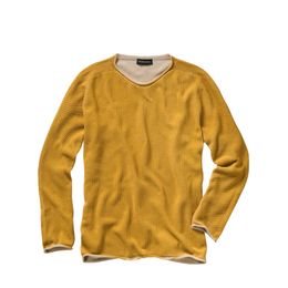 Mey & Edlich Mey & Edlich Herren Schmirgel-Pullover Gelb 100 % Baumwolle