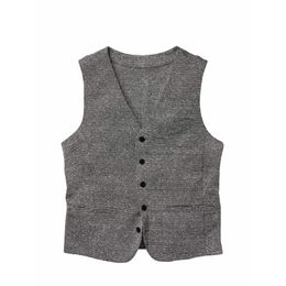 Mey & Edlich Mey & Edlich Herren Ernst-Mey-Sommeranzugweste Grau Obermaterial: 60 % Leinen, 40 % Polyamid