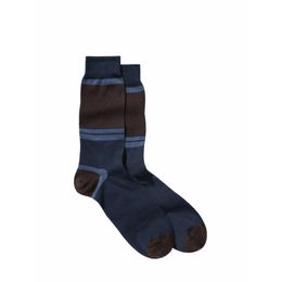 Mey & Edlich Mey & Edlich Herren Lieblingssocke Blau 80 % Baumwolle, 20 % Polyamid