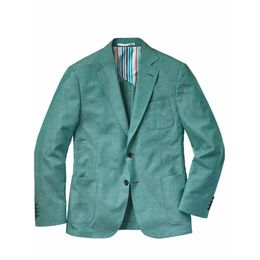 Mey & Edlich Mey & Edlich Herren Funk-Soul-Anzugsakko Blau 80 % Baumwolle, 15 % Viskose, 5 % Seide