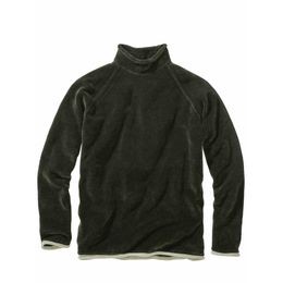 Mey & Edlich Mey & Edlich Herren Mockneck-Pulli Gr&uuml;n 60 % Viskose, 40 % Baumwolle