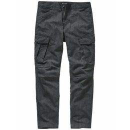 Mey & Edlich Mey & Edlich Herren Kreidestreifen-Cargo Grau 98 % Baumwolle, 2 % Elasthan