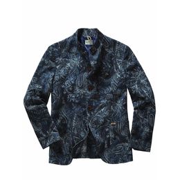 Luis Trenker Herren Cordsakko Lusandro Blau 100 % Baumwolle