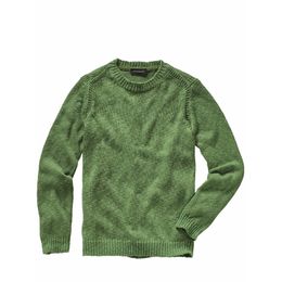 Mey & Edlich Mey & Edlich Herren Nicht-zu-&uuml;bersehen-Pullover Gr&uuml;n 61 % Baumwolle, 39 % Leinen