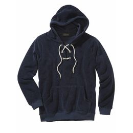 Mey & Edlich Mey & Edlich Herren Schn&uuml;r-Hoodie Blau 100 % Baumwolle (bio)