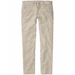 Mey & Edlich Mey & Edlich Herren Ecru-Epilog-Hose Wei&szlig; 55 % Leinen, 45 % Baumwolle
