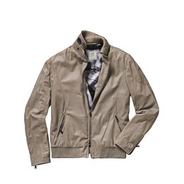 Heinz Bauer Manufakt Herren Lederjacke Donnington Grau Obermaterial: Lammleder