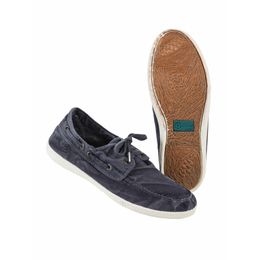 natural world Herren Sneaker Nautico Enz Blau Obermaterial: Baumwolle