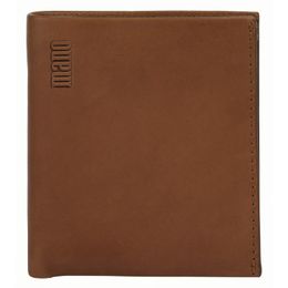 Geldb&ouml;rse mano "LIGATUS", Damen, braun (camel), Leder, unifarben, Kleinlederwaren, echt Leder