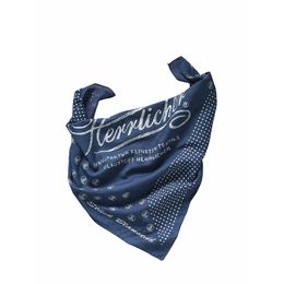 Herrlicher Herren Bandana Yuto Blau 100 % Baumwolle