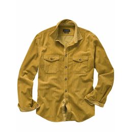 Mey & Edlich Mey & Edlich Herren Samtrippen-Cordhemd Braun 75 % Baumwolle, 23 % Lyocell, 2 % Elasthan