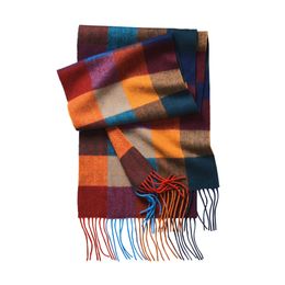 Mey & Edlich Mey & Edlich Herren Landgut-Schal Rot 100 % Wolle