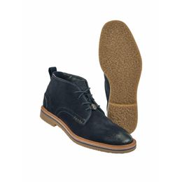 Gordon & Bros Gordon & Bros Herren Nachtschw&auml;rmer-Boot Blau Veloursrindleder