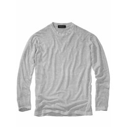 Mey & Edlich Mey & Edlich Herren Sommernacht-Pullover Grau 68 % Leinen, 32 % Baumwolle