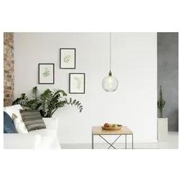 Kayoom H&auml;ngeleuchte "Natalie", transparent, &Oslash; 26cm H: 32cm, 1 Stk., Leuchten, handgefertigt, modern, H&auml;ngeleuchte