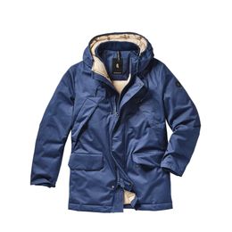 Mey & Edlich Mey & Edlich Herren Funtensee-Parka Blau 100 % Baumwolle