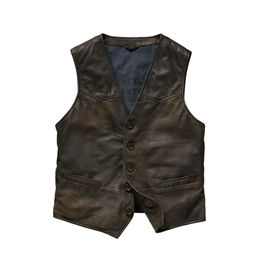 Mey & Edlich Mey & Edlich Herren Keine-Klischees-Weste Braun Obermaterial: Lammnappa