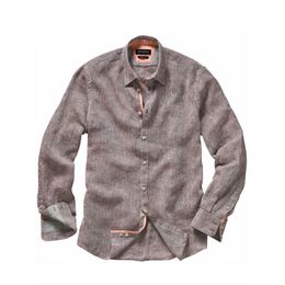 Mey & Edlich Mey & Edlich Herren Sahara-Hemd Braun 100 % Leinen