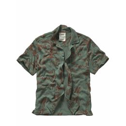 OAS Herren Cuba-Shirt Poplan Gr&uuml;n 100 % Baumwolle