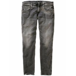 Replay Herren Jeans Anbass Black Comfort Schwarz 99 % Baumwolle, 1 % Elasthan