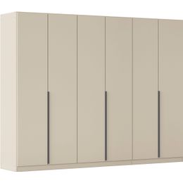 Dreht&uuml;renschrank OTTO HOME "Kleiderschrank Schrank Garderobe AGORDO Schlafzimmer", beige (beige (champagner)), B:271cm H:229cm T:54cm, Holzwerkstoff, Schr&auml;nke, Dreht&uuml;renschrank, durchdachte Innenausstattung, in 8 Breiten und 2 H&ouml;hen MADE IN GERMANY, Topseller