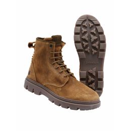 Satorisan S.L Herren Premium-Zip-Boot Unalome Braun Rindleder