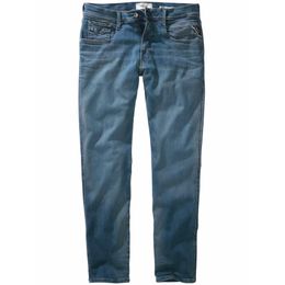 Replay Herren Jeans Anbass Sixteen Blau 99 % Baumwolle, 1 % Elasthan