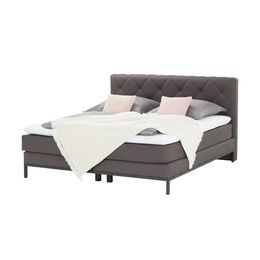 U.N.O uno Boxspringbett Rockaway grau Ma&szlig;e (cm): B: 180 H: 104 &raquo; H&ouml;ffner