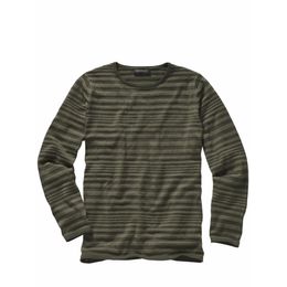Mey & Edlich Mey & Edlich Herren Illusionen-Pullover Gr&uuml;n 40 % Baumwolle, 30 % Leinen, 30 % Viskose