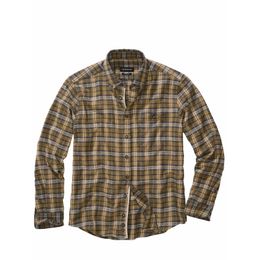 Mey & Edlich Mey & Edlich Herren Transformiertes Flanellhemd Braun 70 % Baumwolle, 25 % Polyester, 5 % andere Fasern