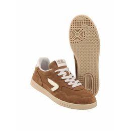 Hub Herren Sneaker Vancouver Braun Samtvelours und Rindleder
