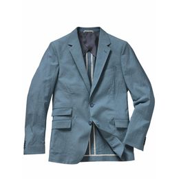Mey & Edlich Mey & Edlich Herren Shir o shekar-Anzugsakko Blau 98 % Baumwolle