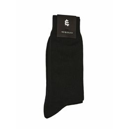 Mey & Edlich Mey & Edlich Herren Treue Socke Twinpack Schwarz Italienisches Garn