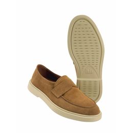 Mey & Edlich Mey & Edlich Herren L&auml;uft-entspannt-Loafer Beige Kalbleder