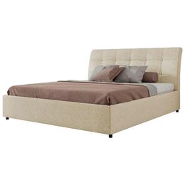 H&ouml;ffner Polsterbett mit Bettkasten Gala Classic creme Ma&szlig;e (cm): B: 208 H: 101 &raquo; H&ouml;ffner