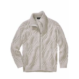Mey & Edlich Mey & Edlich Herren Hochspannung-Cardigan Grau 56 % Wolle, 29 % Polyamid, 15 % Alpaka