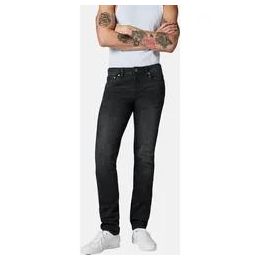 Slim-fit-Jeans PEAK TIME "Mailand", Herren, Gr. 30, L&auml;nge 32, grau (dunkelgrau), Denim/Jeans, Material: 87% Baumwolle, 11% Polyester, 2% Elasthan, Basic, slim fit lang, Jeans Slim-fit-Jeans, Herren Jeans mit super hohem Stretch-Anteil