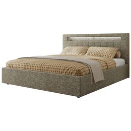 H&ouml;ffner Polsterbett mit Bettkasten Gold 5 Classic grau Ma&szlig;e (cm): B: 188 H: 103 &raquo; H&ouml;ffner