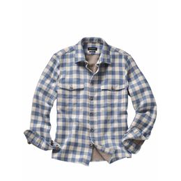 Mey & Edlich Mey & Edlich Herren Optionen-Hemd Blau 100 % Baumwolle