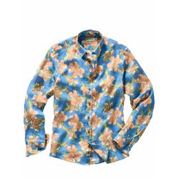 Mey & Edlich Mey & Edlich Herren Lebenslust-Hemd Blau 100 % Leinen