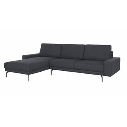 Ecksofa "CR.450, Designecksofa, Polsterecke, L-Form", grau (schwarzgrau 064, 57), B:294cm H:85cm T:178cm, Flachgewebe VICTORIA (41% Polyacryl 38% Polyester 21% Baumwolle), CREATION BY ROLF BENZ, Sofas, Ecksofa, Armlehne breit und niedrig, Alugussf&uuml;&szlig;e in umbragrau, Breite 294 cm