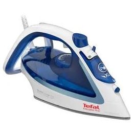 Tefal Dampfb&uuml;geleisen "Easygliss, 2500 Watt, Dampfsto&szlig; 220 g/Min., Wassertank 270 ml", blau (blau, wei&szlig;), B:14,5cm H:15cm T:30cm, B&uuml;geleisen, Durilium Airglide B&uuml;gelsohle, schnelles Aufheizen, blau/wei&szlig;, FV5736, Dampfb&uuml;geleisen