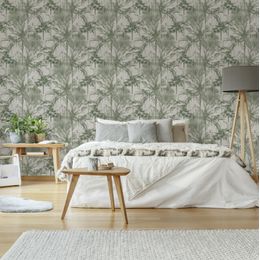 Vliestapete Sublime "JUNGLE TEXTURE", gr&uuml;n, B:0,52m L:10m, Vlies, Tapeten, Design Tapeten