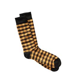 Mey & Edlich Mey & Edlich Herren Raster-Socke Gelb 80 % Baumwolle, 20 % Polyamid